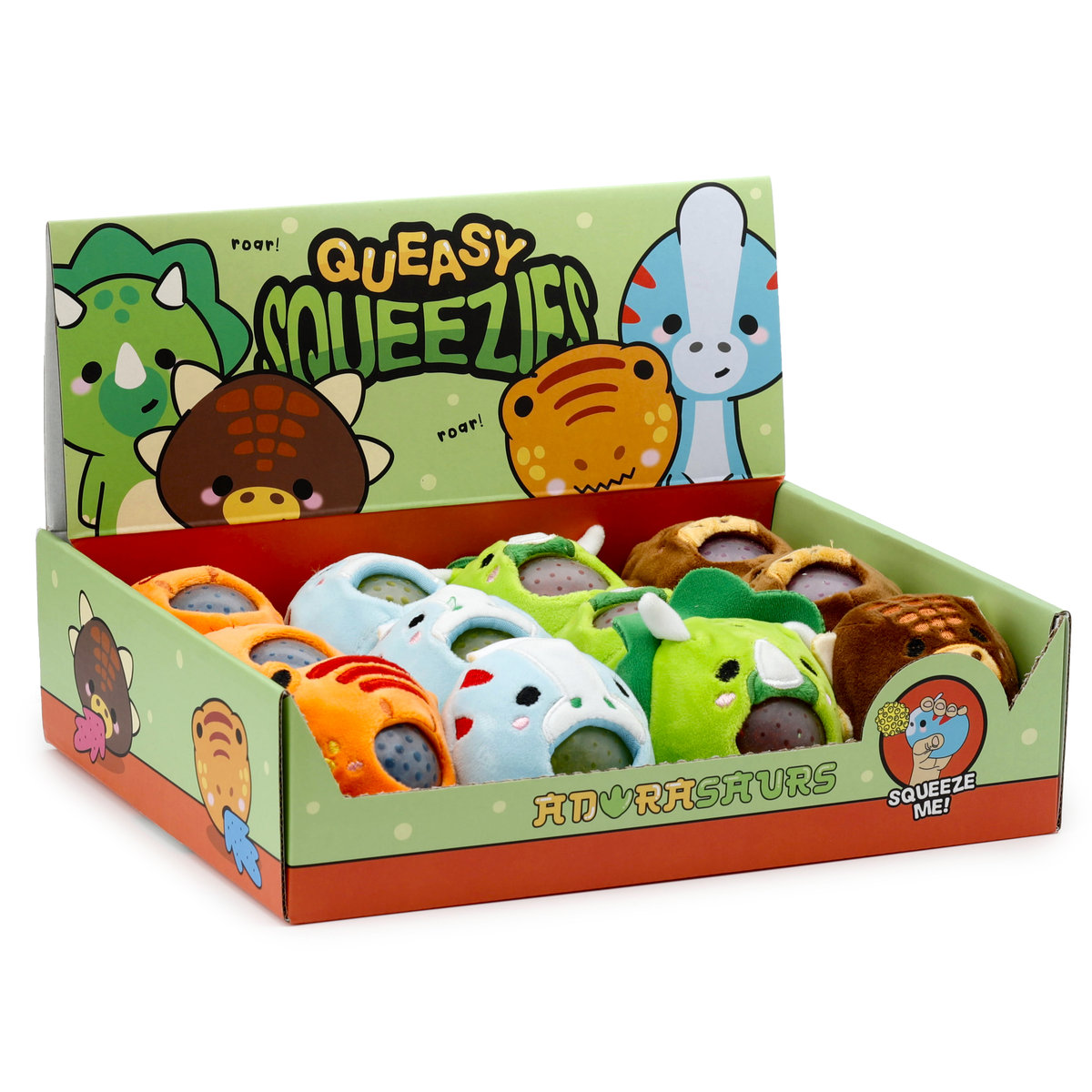 PUCKATOR, gniotek pluszowa dinozaur 1szt. mix wzorów ty758 - Puckator ...