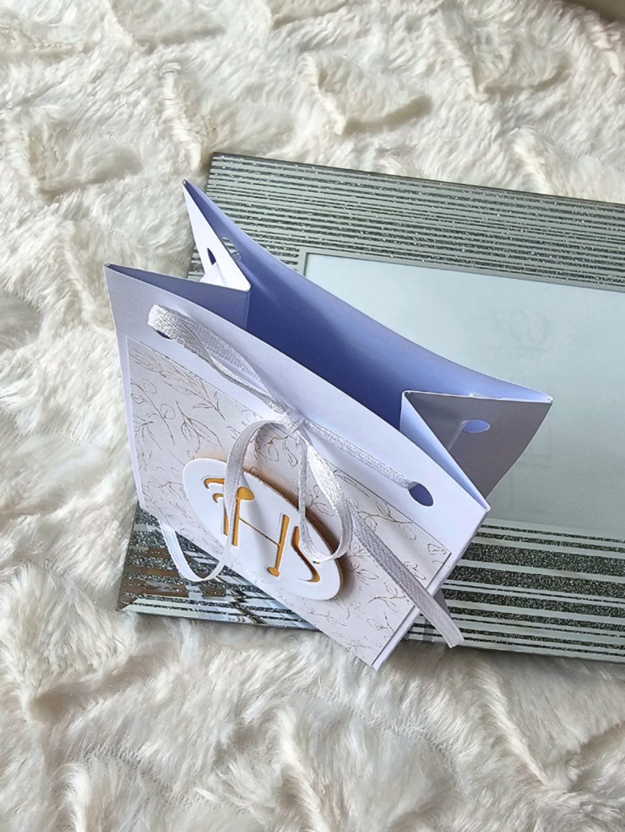 Pudełeczko / winietka jako podziękowanie dla gości komunia święta torebka złote - MyPerfectDay ...