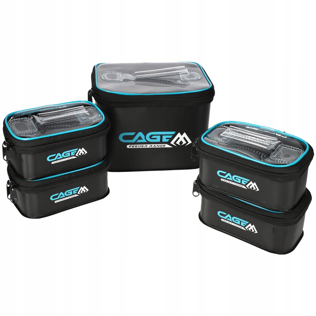 Pudełka Pojemniki Na Akcesoria Przynęty Zestaw Eva Cage Acc Box System ...