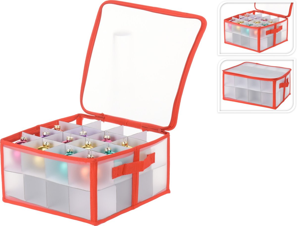 Pudełko na bombki 34x34x17 cm z 32 przegródkami - H&S Decoration ...