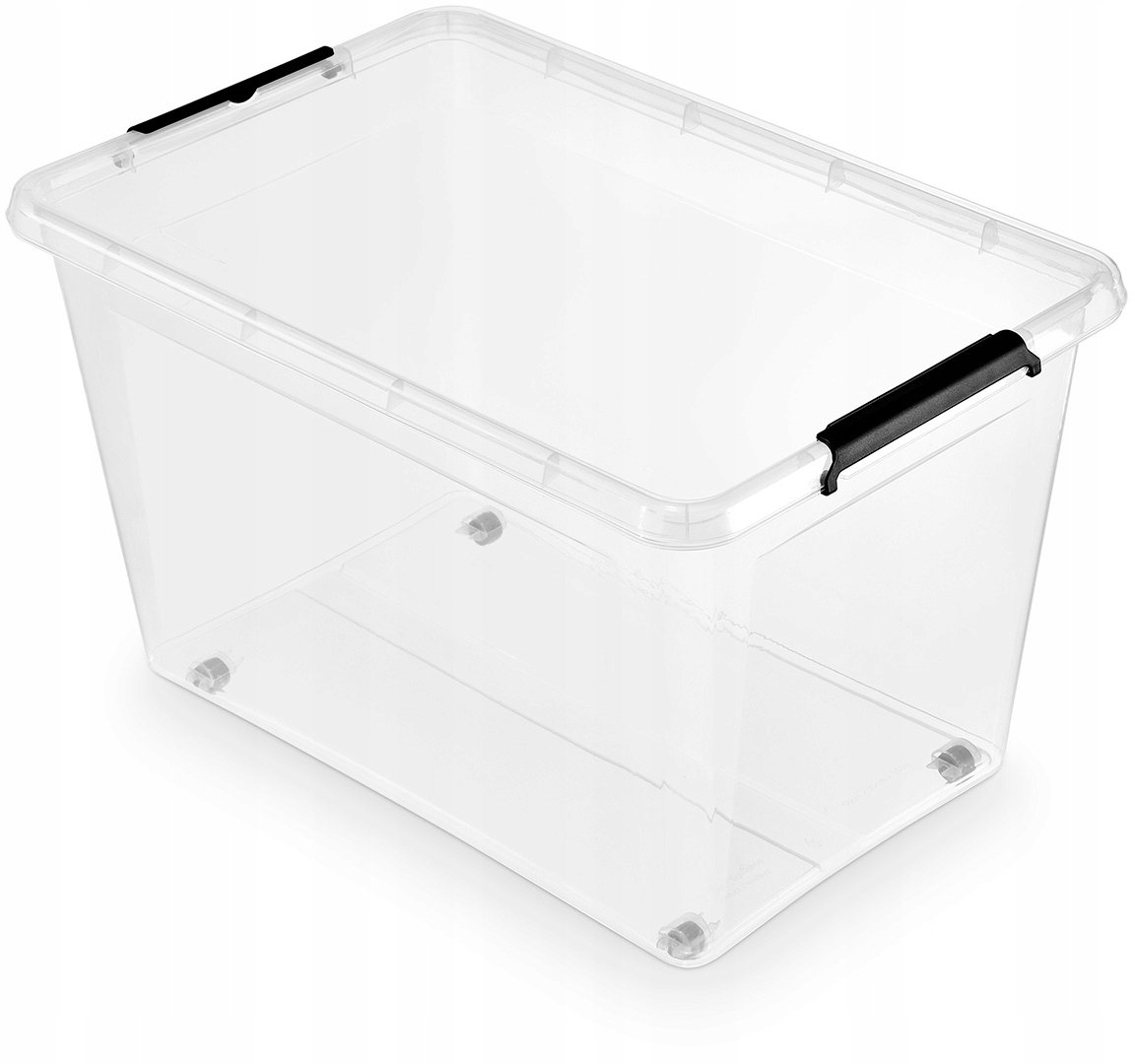 Pudełko na kółkach, z pokrywką przezroczysty - Product Placement ...