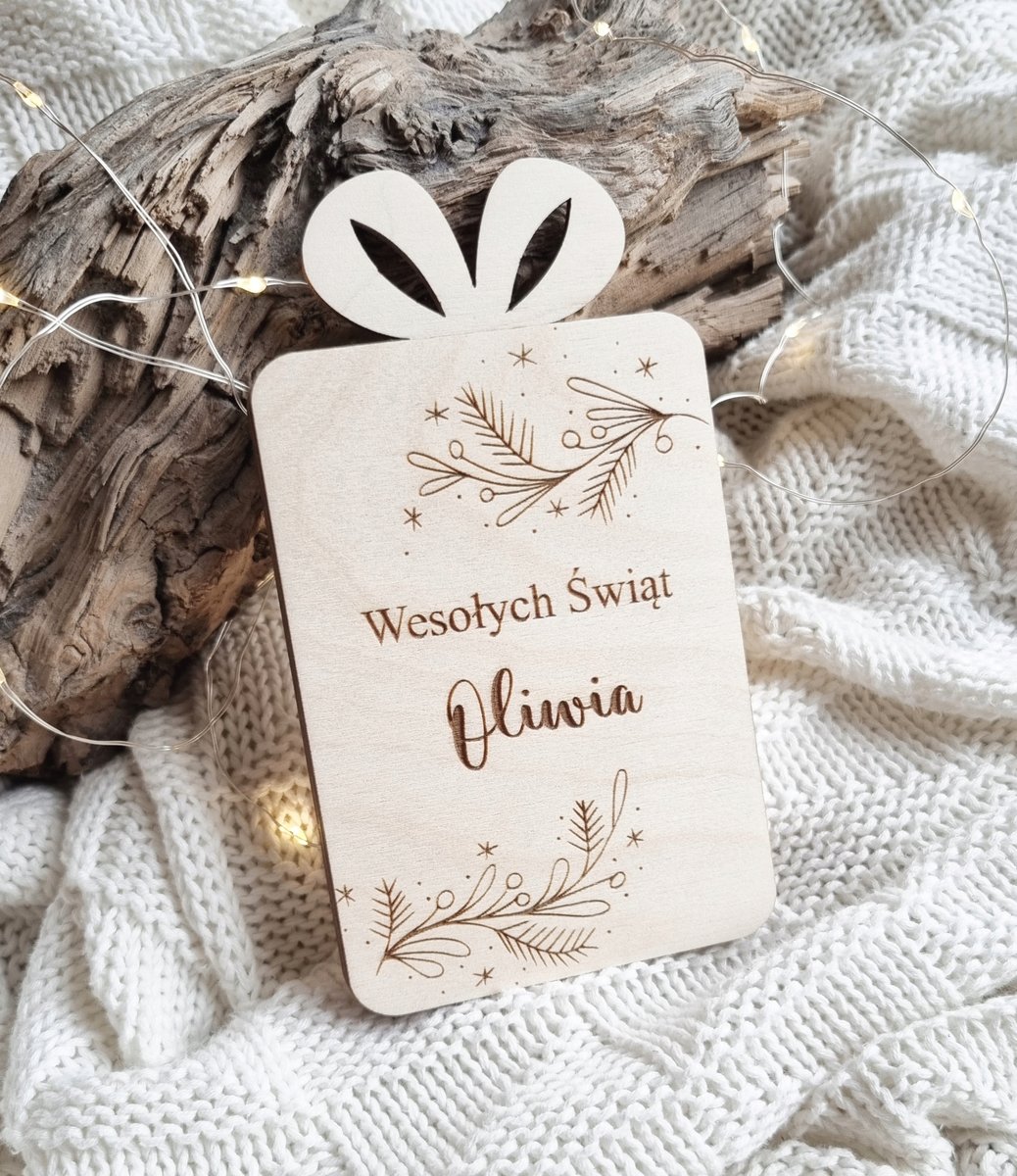 PUDEŁKO NA PIENIĄDZE KARTĘ PODARUNKOWĄ PREZENT MIKOŁAJ PK - Inna marka ...