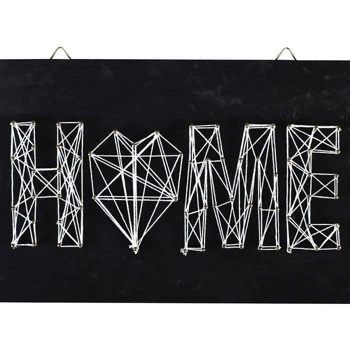 Pudełko String Art - Tablica dekoracyjna z drutu w stylu home deco 30 x ...