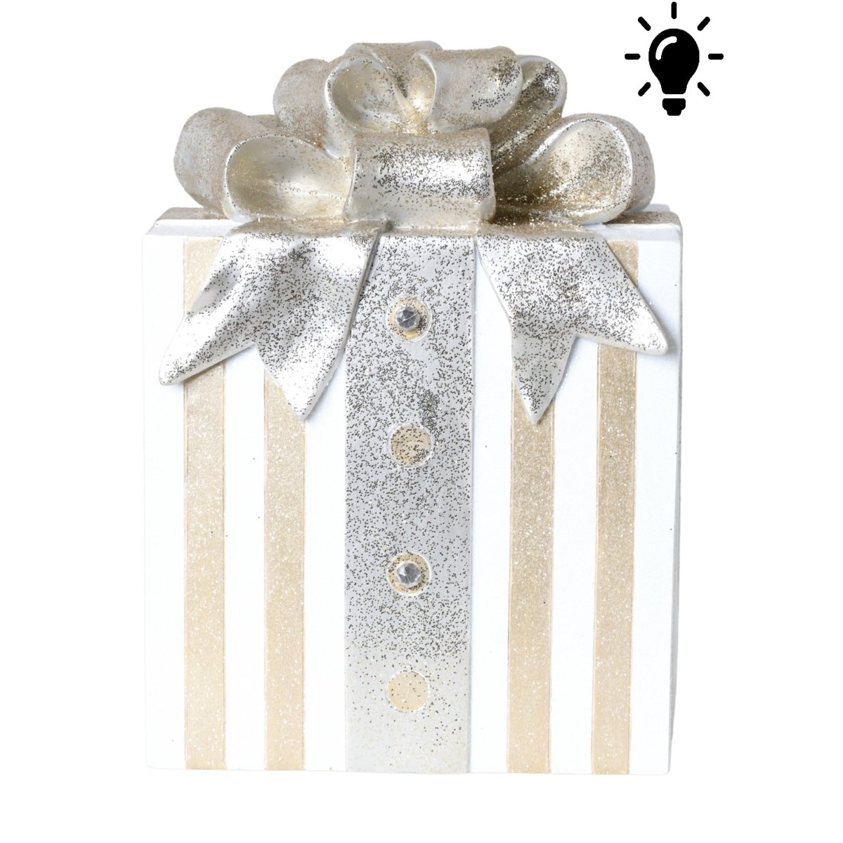 Pudełko Świąteczne LED 26,5x14,5x19 Cm FOSHI - MIA home | Sklep EMPIK.COM