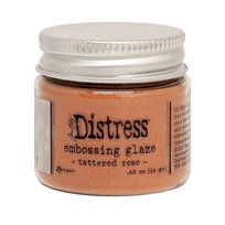 Puder do embossingu Ranger Distress Embossing Glaze - TATTERED ROSE ...