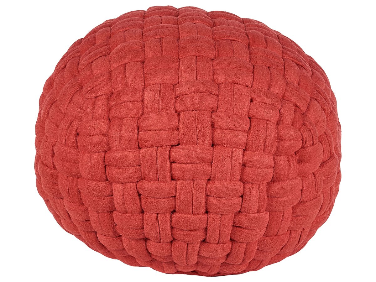 Puf welurowy 45 x 35 cm czerwony HOPA - Beliani | Sklep EMPIK.COM