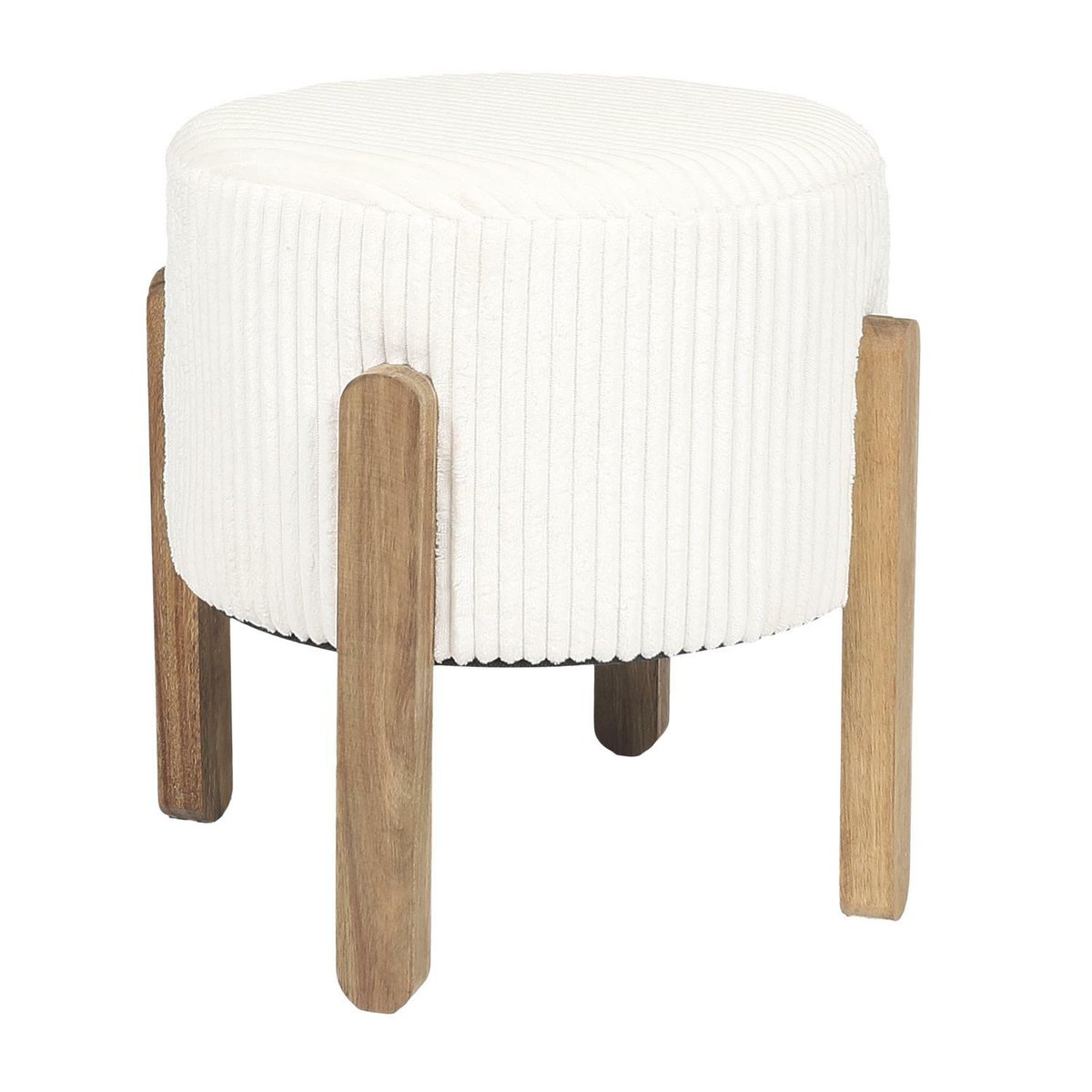 Pufa Modern Cream - Boho Elegancja i Wygoda - HowHomely | Sklep EMPIK.COM