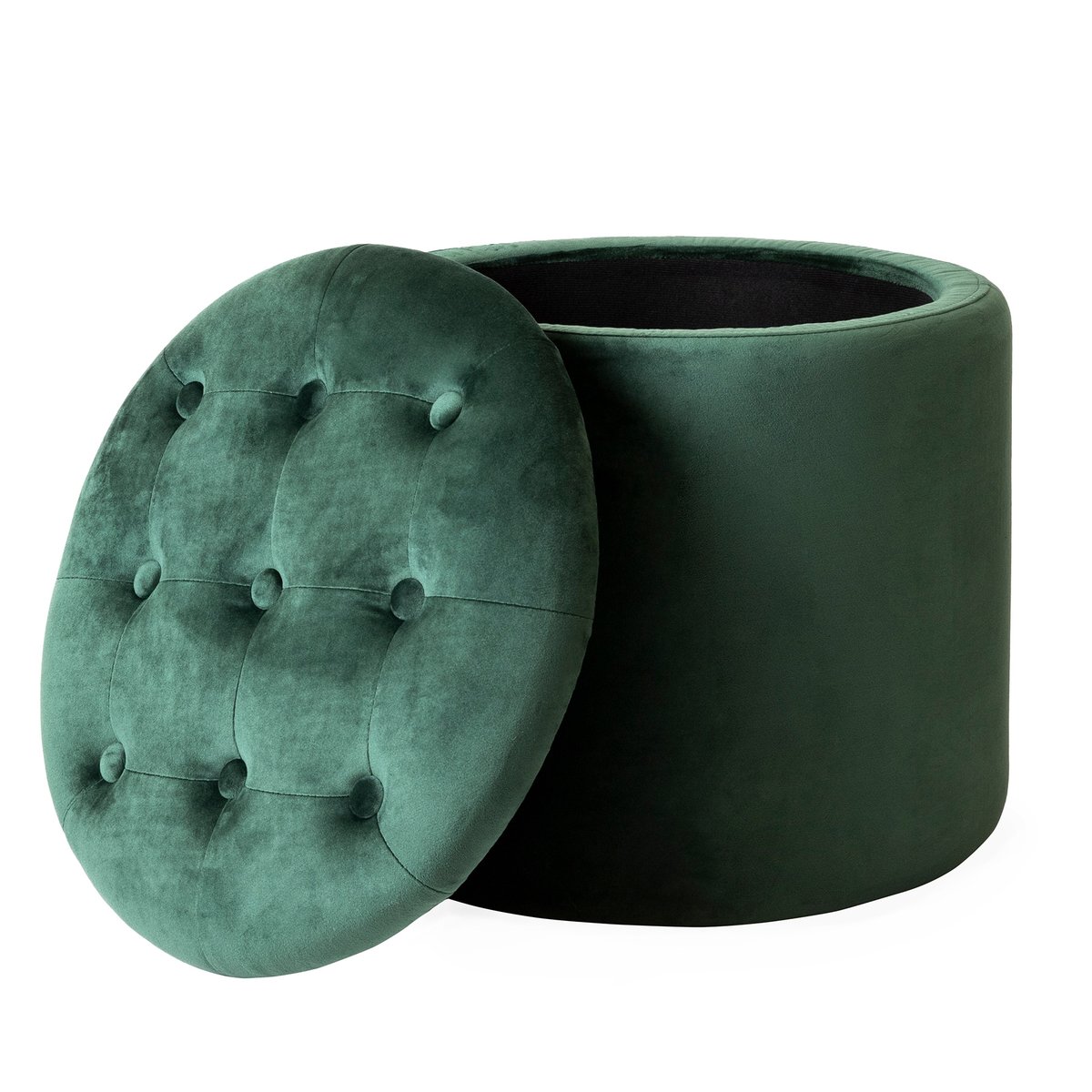 PUFA PUF OTWIERANY VENLO welurowy 45x45 cm HOMLA - Homla | Sklep EMPIK.COM