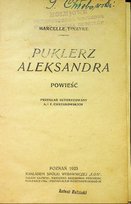 Puklerz Aleksandra 1923 r. - W opisie | Książka w Empik