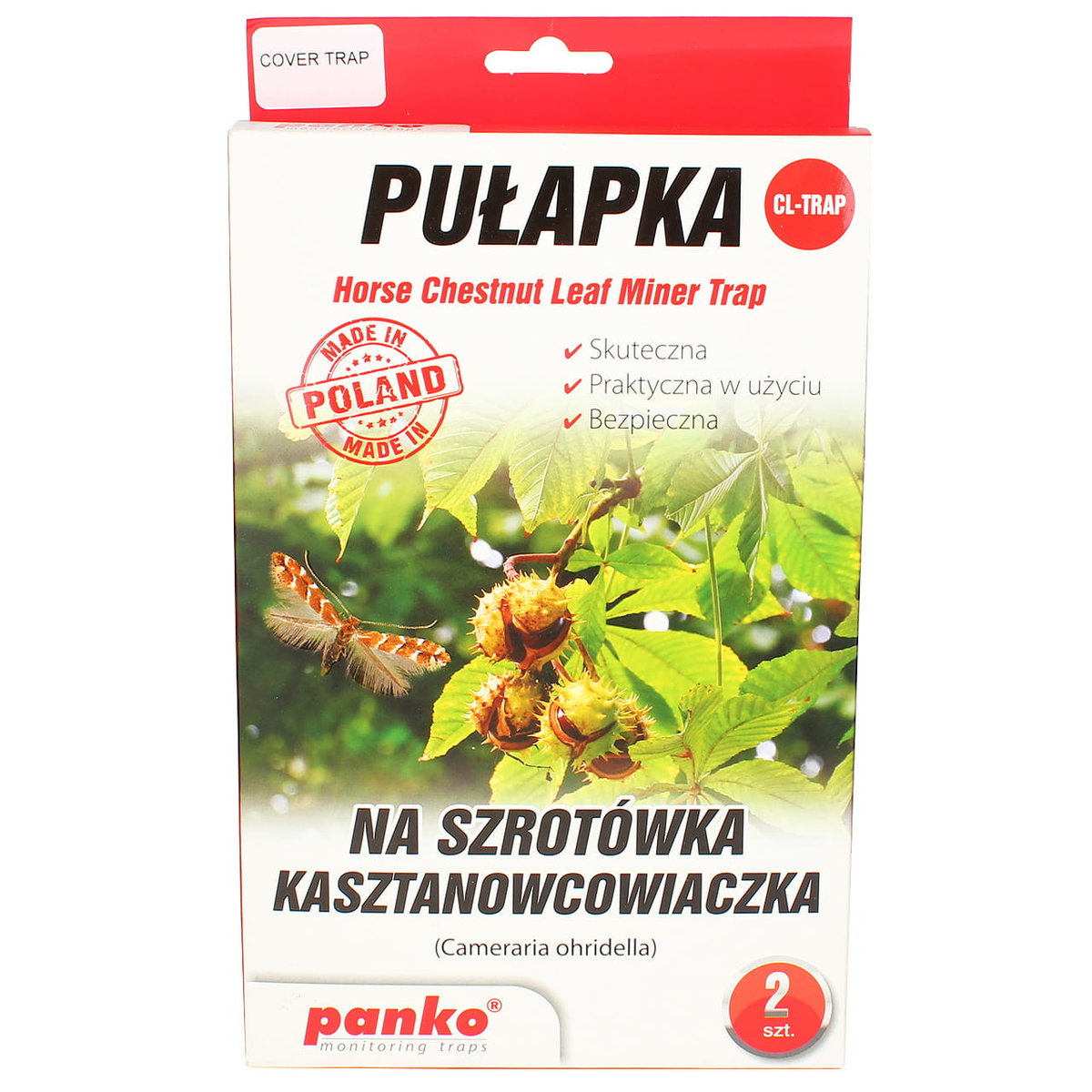 Pułapka Z Feromonem Na Szrotówka Kasztanowcowiaczka Panko 2 Szt ...