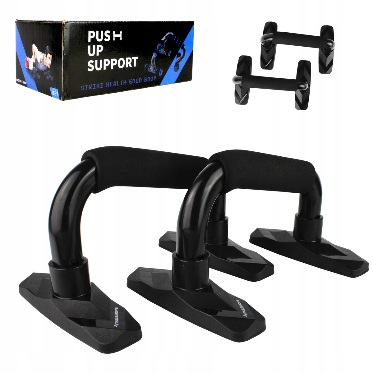 Pulsmove Uchwyty Do Pompek Stalowe Paraletki Do Pompek I Gimnastyki ...