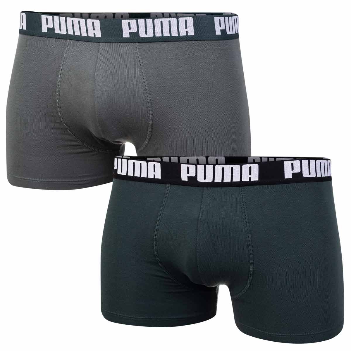 Puma Bokserki Męskie Basic Boxer 2P Green 906823 46 L - Puma | Sport Sklep EMPIK.COM