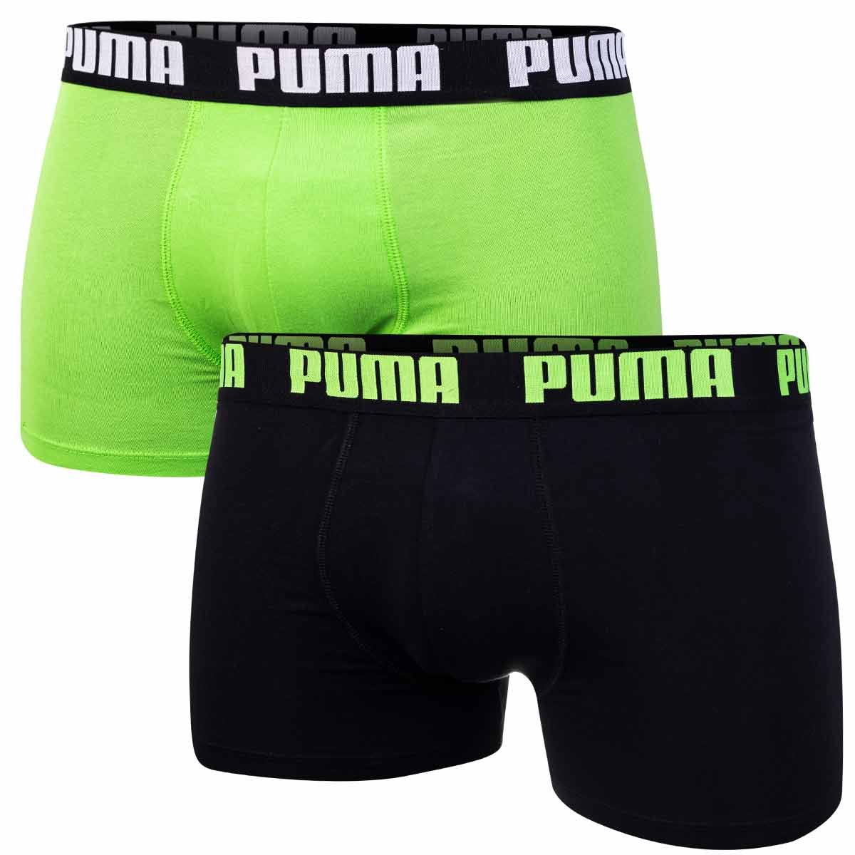 Puma Bokserki Męskie Basic Boxer 2P Green/Black 906823 47 Xl - Puma ...