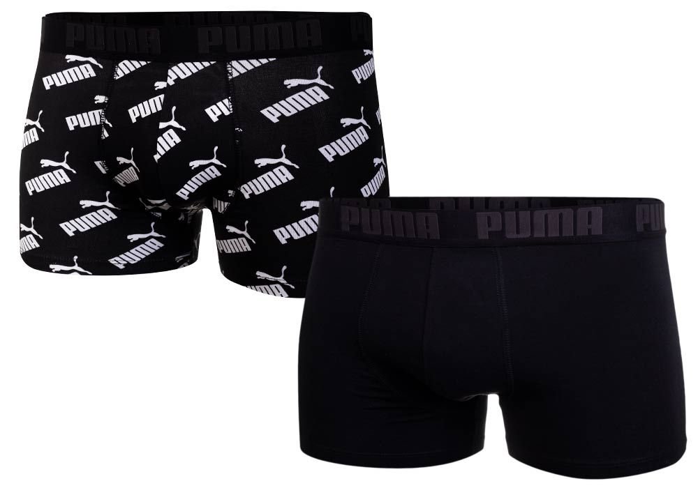 Puma Bokserki Męskie Boxers 2 Pary Black 935054 01 M - Puma | Moda ...