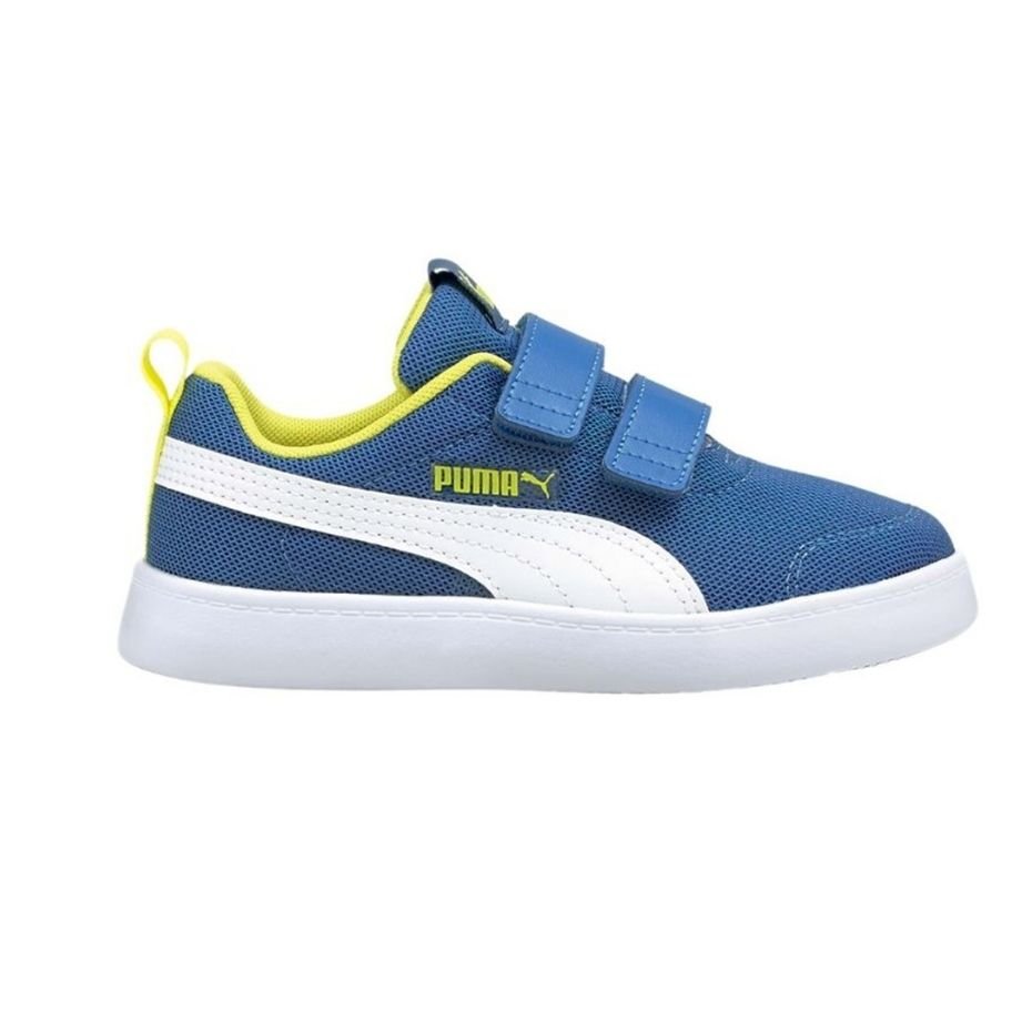 Puma, Buty dla dzieci, Courtflex v2 Mesh V, niebieskie 371758 07 ...