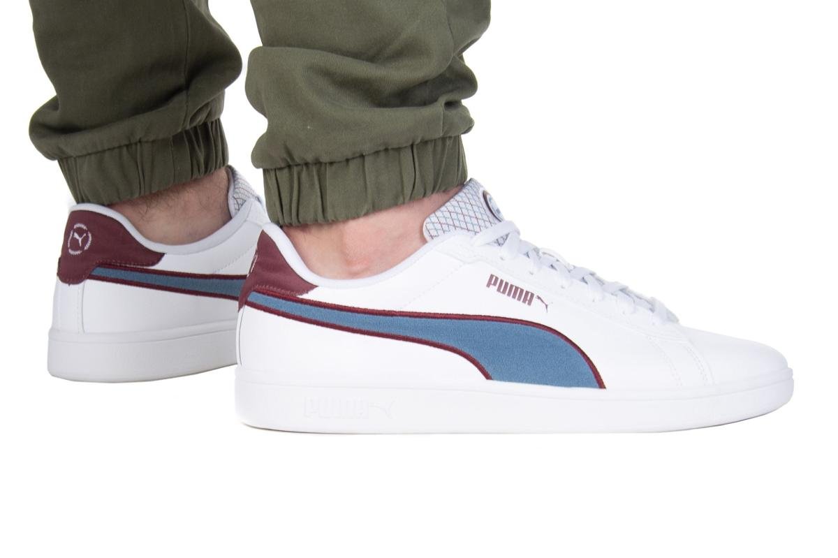 Puma, Buty sneakersy Smash 3.0 Retro Prep 38937601, rozm. 44, Biały ...