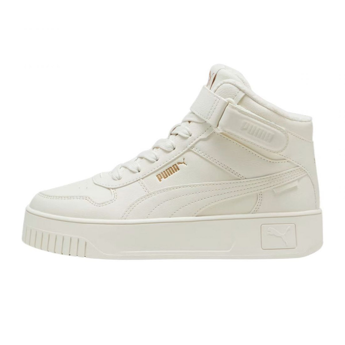 Puma Kobiety/Panie Carina Street Mid Cut Trainers (21 / Śmietankowy ...