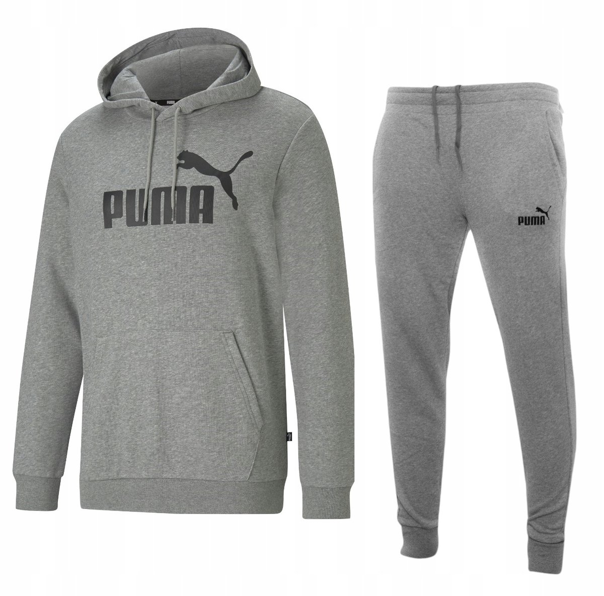 PUMA MĘSKI DRES KOMPLETNY ESS LOGO SZARY r.XXL - Puma | Moda Sklep EMPIK.COM