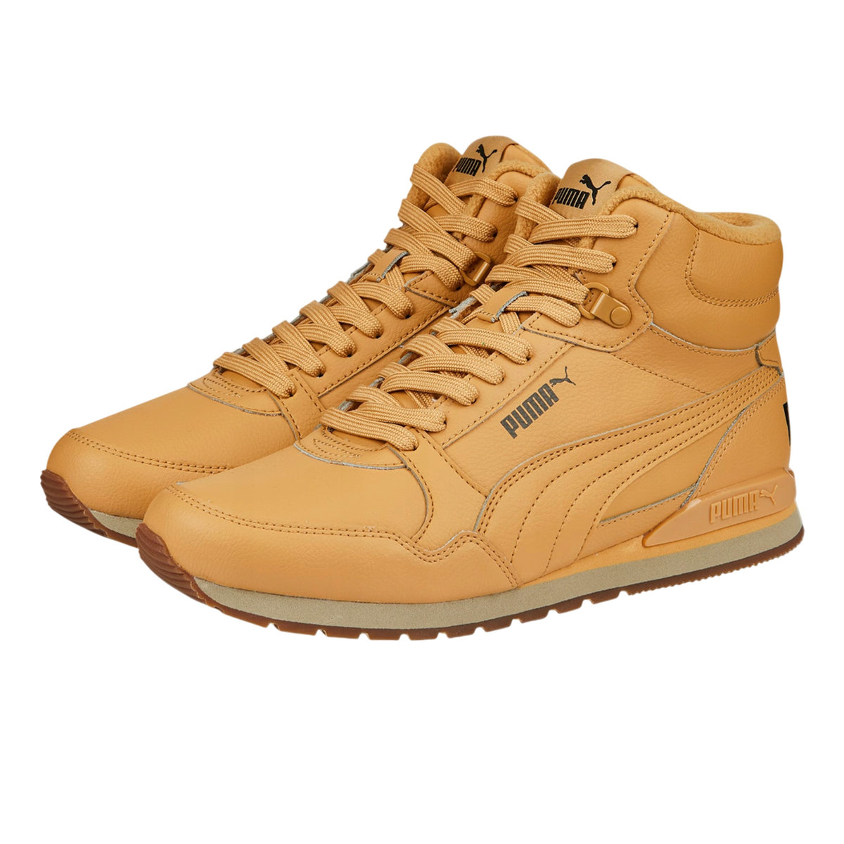 Puma Męskie Buty Treningowe St Runner V3 Leather Mid Cut (25 / Brązowy ...