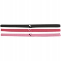 PUMA Opaska na głowę komplet 3 szt sportowa do biegania headband ...