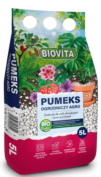 Pumex Pumeks Ogrodniczy Wulkaniczny Naturalny 5L - BIOVITA | Sklep ...