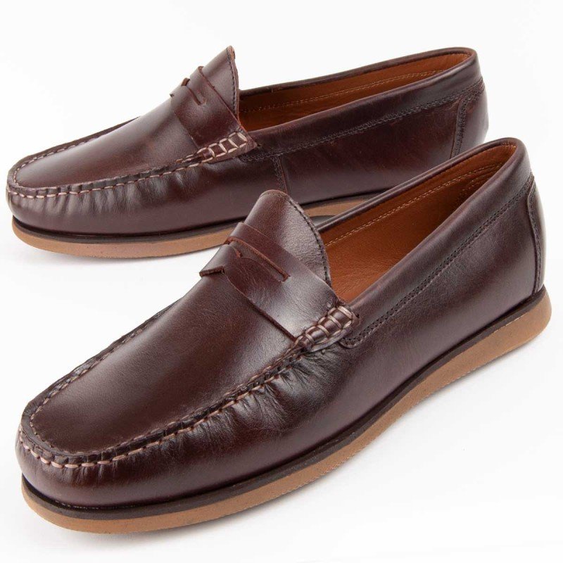 Purapiel Mokasyn Mocca7 Br?zowy - USTM | Moda Sklep EMPIK.COM