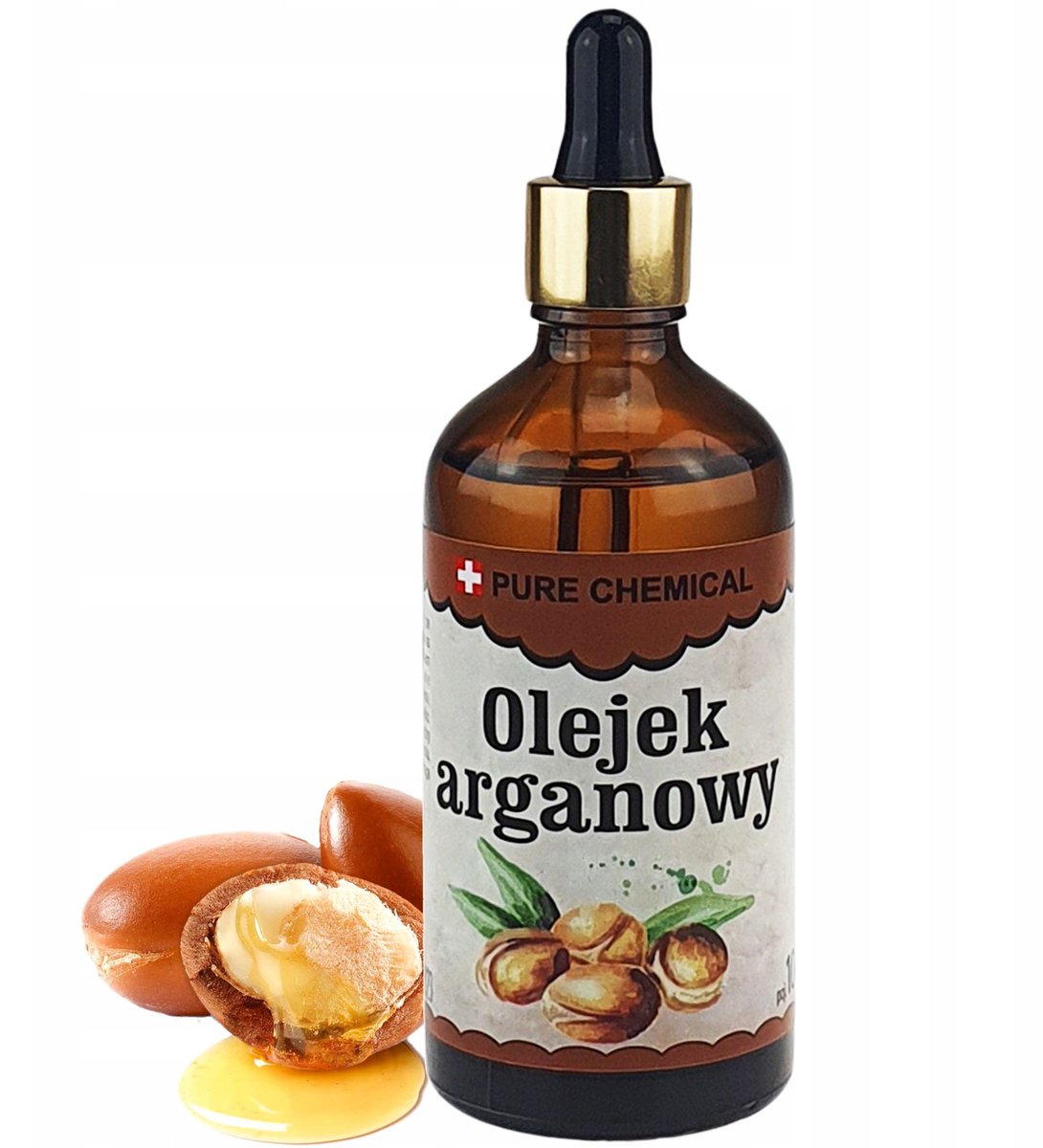 Pure Chemical Olejek ARGANOWY do włosów brody i ciała na rozstępy 100ml ...