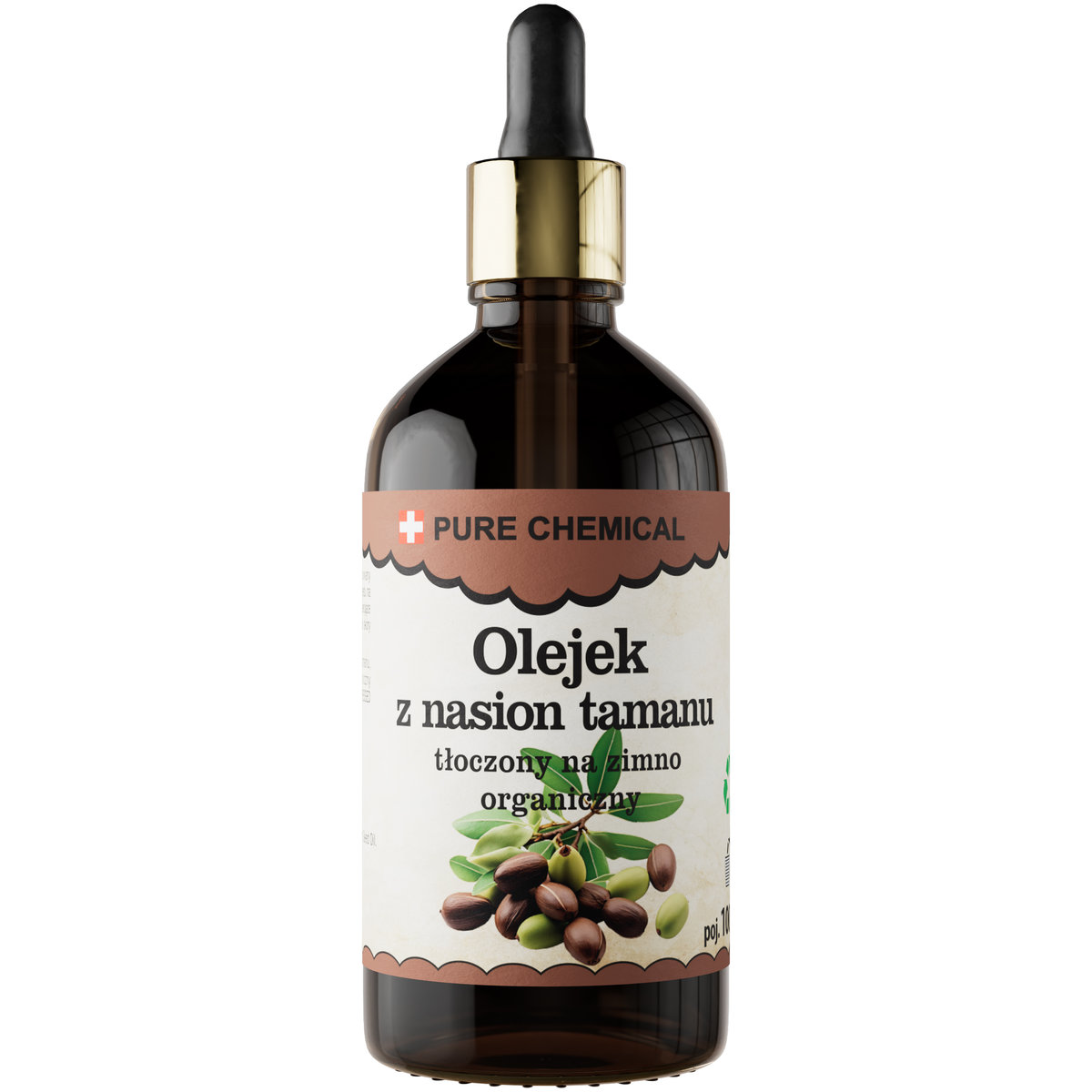 Pure Chemical, Olejek Tamanu Nierafinowany Tłoczony Na Zimno, 100ml | Sklep EMPIK.COM