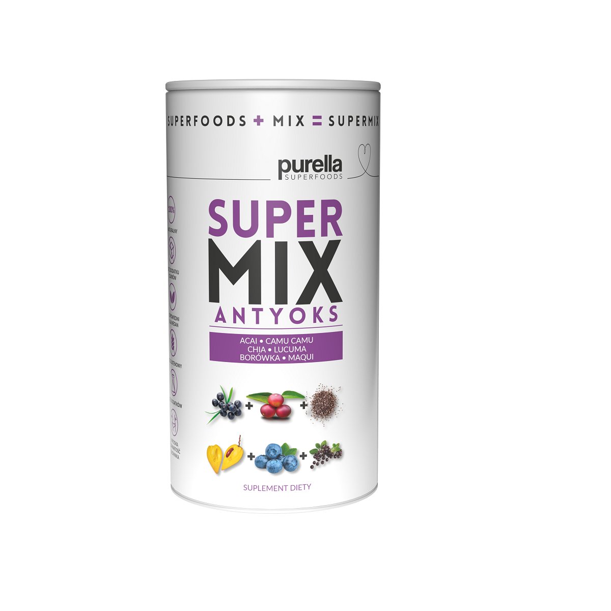 Purella Superfoods, Supermix Antiox, suplement diety, 150 g | Sklep ...