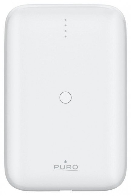PURO Compact Mini Power Bank - Power bank 10000 mAh, USB-C & USB-A ...