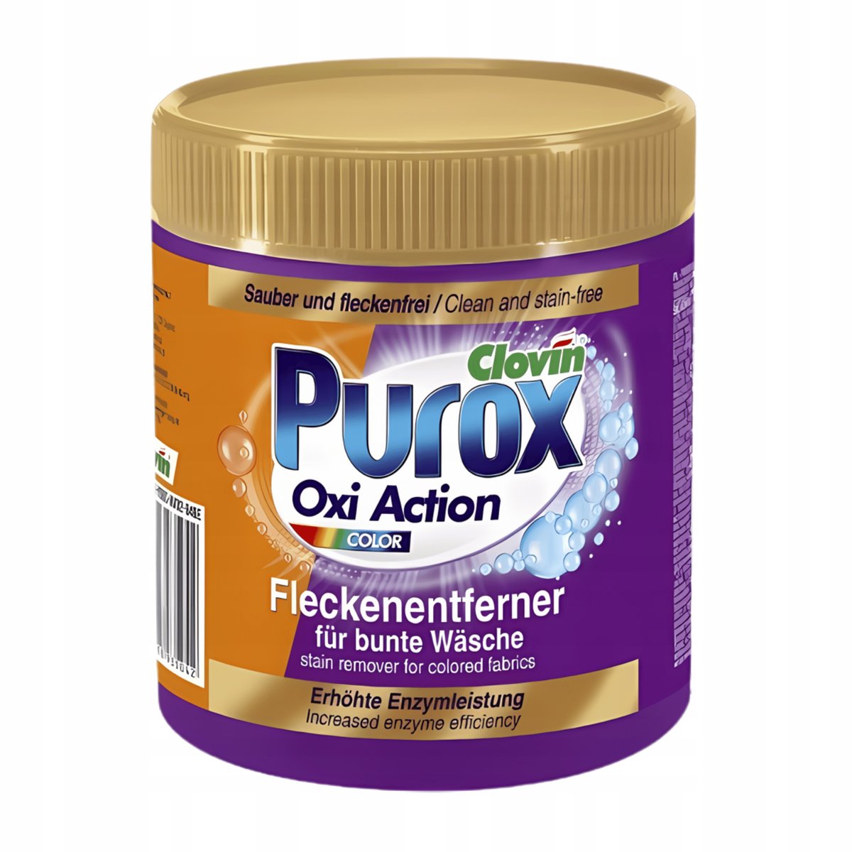 Purox Oxi Action Odplamiacz do kolorów w proszku 750g Usuwa plamy ...