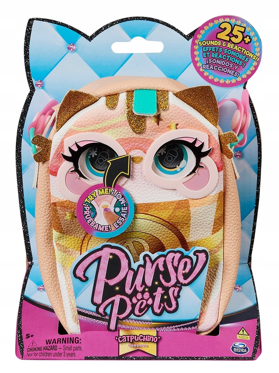 Purse Pets, Interaktywna torebka z oczami i dźwiękami Treat Yo Self ...