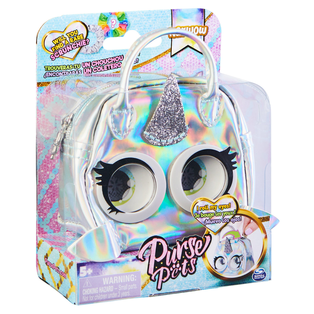 Purse Pets, Interaktywna torebka z oczami Micro Narwhal - Purse Pets ...