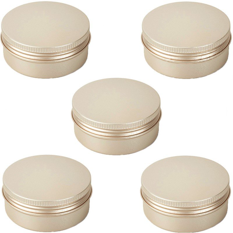 Puszka Aluminiowa Z Zakrętką 10 Ml, 5 Szt Gold - INF | Moda Sklep EMPIK.COM