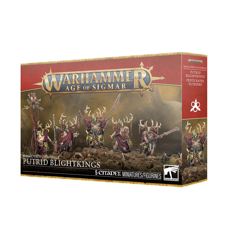 Putrid Blightkings 2026 Maggotkin of Nurgle, Warhammer Age of Sigmar ...