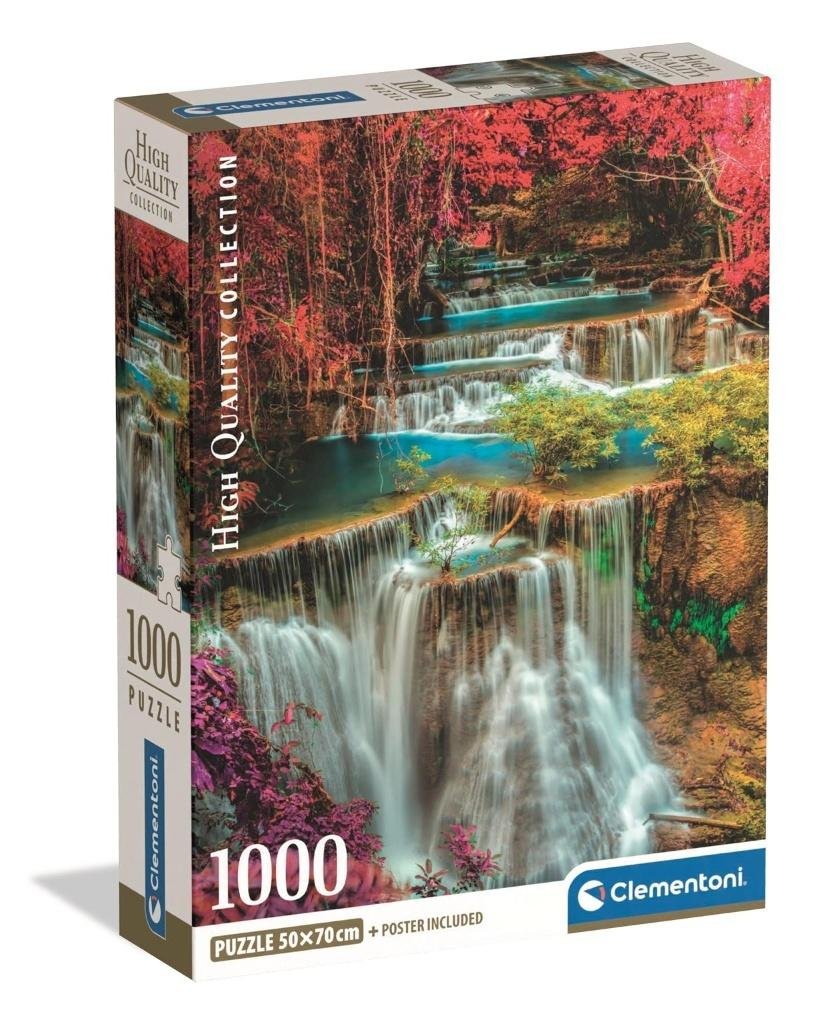 Puzzle 1000 Colourful Thai Falls - Clementoni | Sklep EMPIK.COM