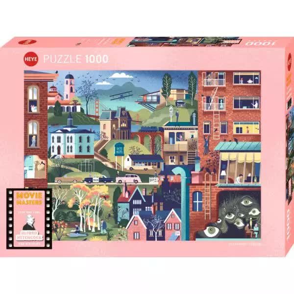 Puzzle 1000 elementów. Movie Masters. Filmy Alfreda Hitchcocka - Heye ...
