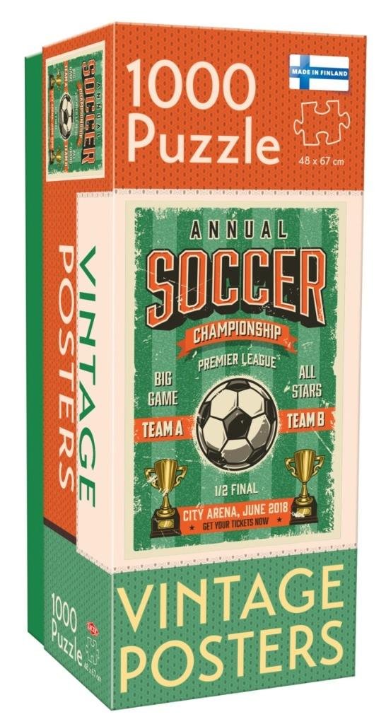 Puzzle 1000 Vintage: Soccer Championship - Tactic | Sklep EMPIK.COM