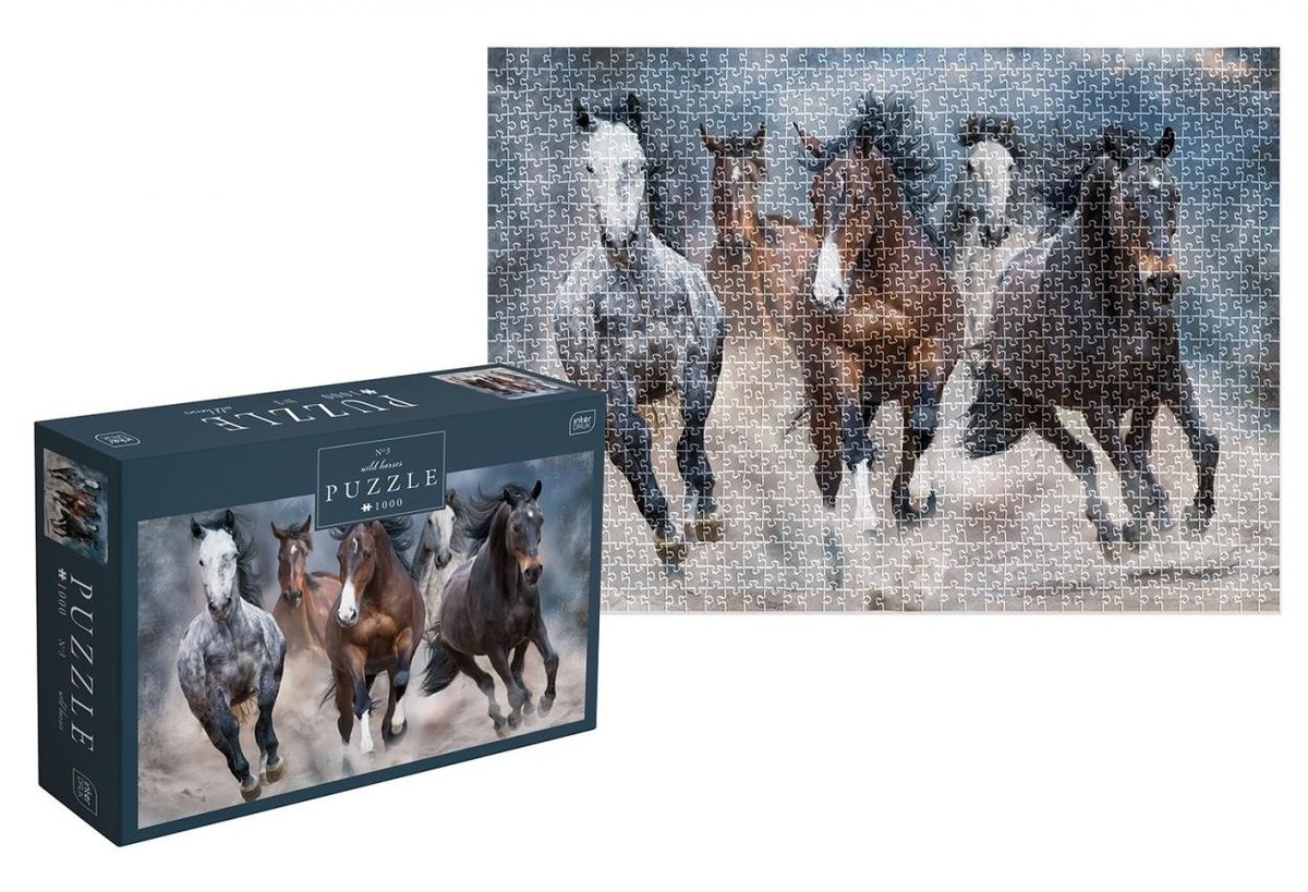 Puzzle 1000 Wild Horses 3 - Interdruk | Sklep EMPIK.COM