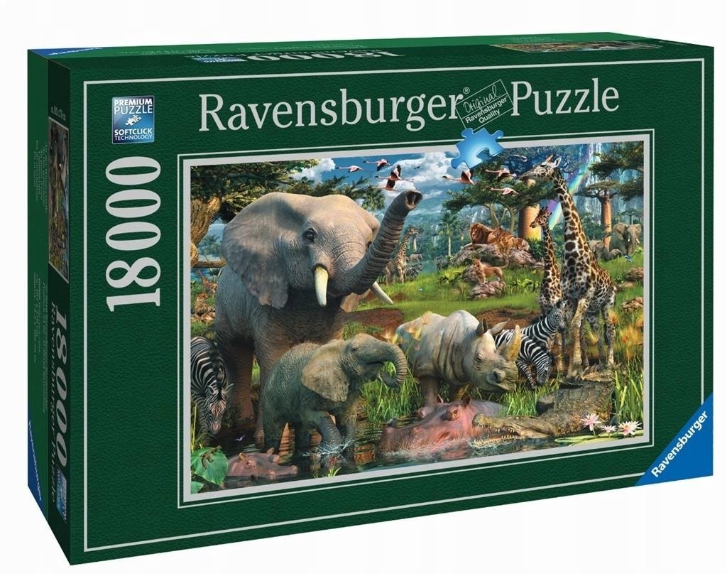 Puzzle 18000 Dzika Natura - Ravensburger | Sklep EMPIK.COM