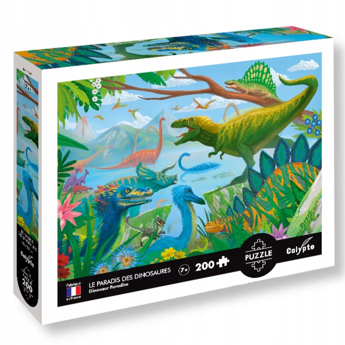 Puzzle 200 elementów Dinozaury Calypto - Inna marka | Sklep EMPIK.COM