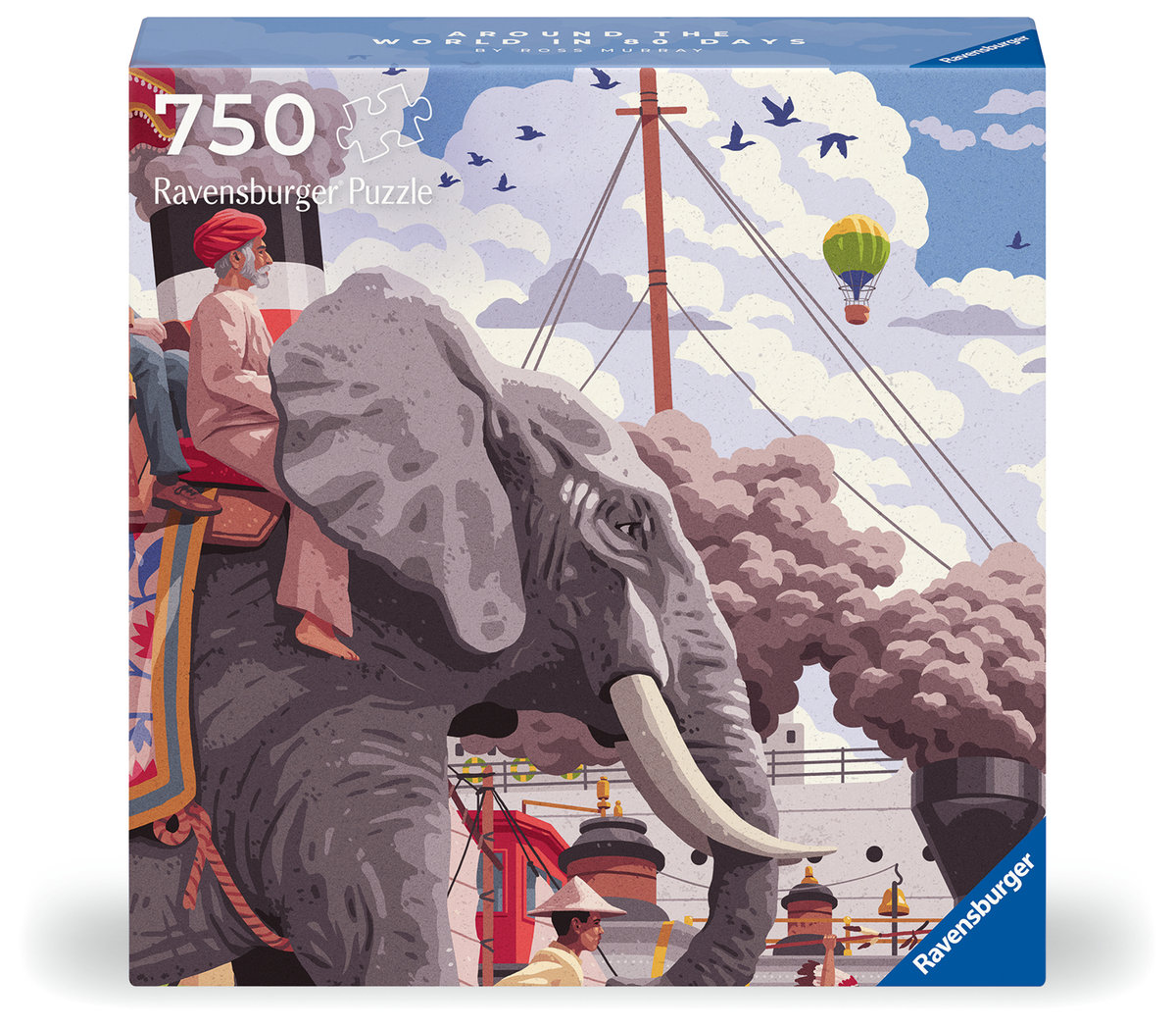 Puzzle 2D, Art & Soul W 80 dni dookoła świata 750 elementów ...