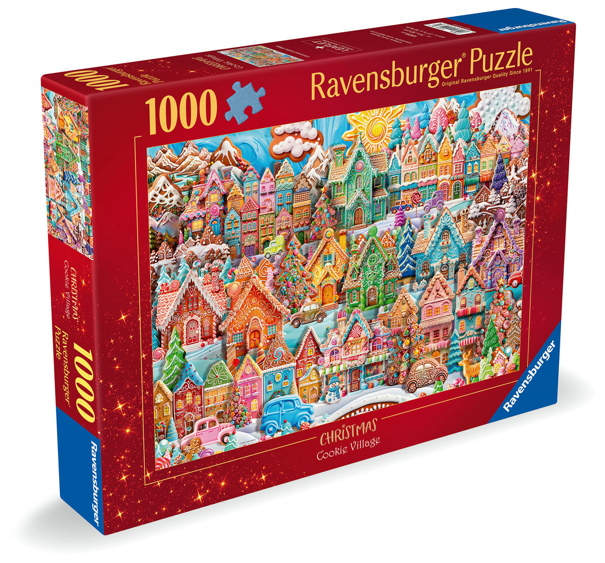 Puzzle 2D, Ciasteczkowe święta 1000 elementów - Ravensburger | Sklep ...