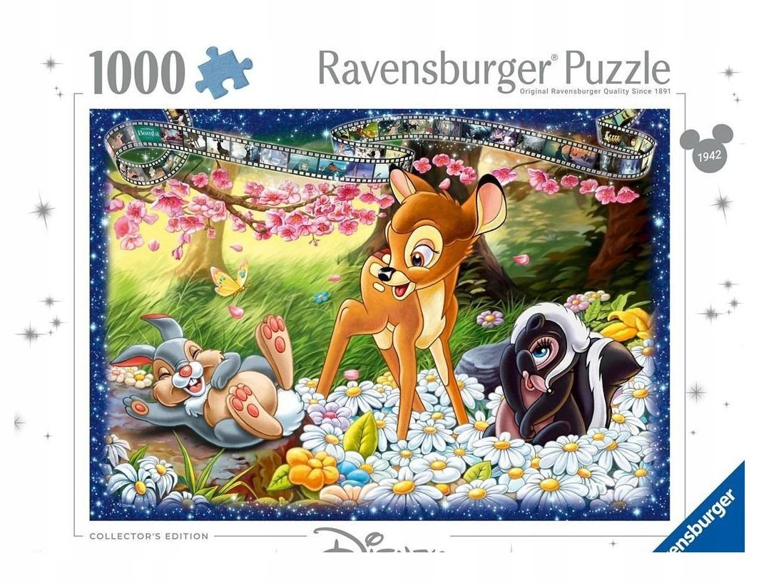 Puzzle 2D: Disney Bambi 1000 elementów - Ravensburger | Sklep EMPIK.COM