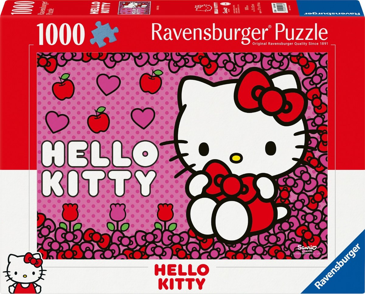 Puzzle 2D Hello Kitty 1000 el. - Ravensburger | Sklep EMPIK.COM