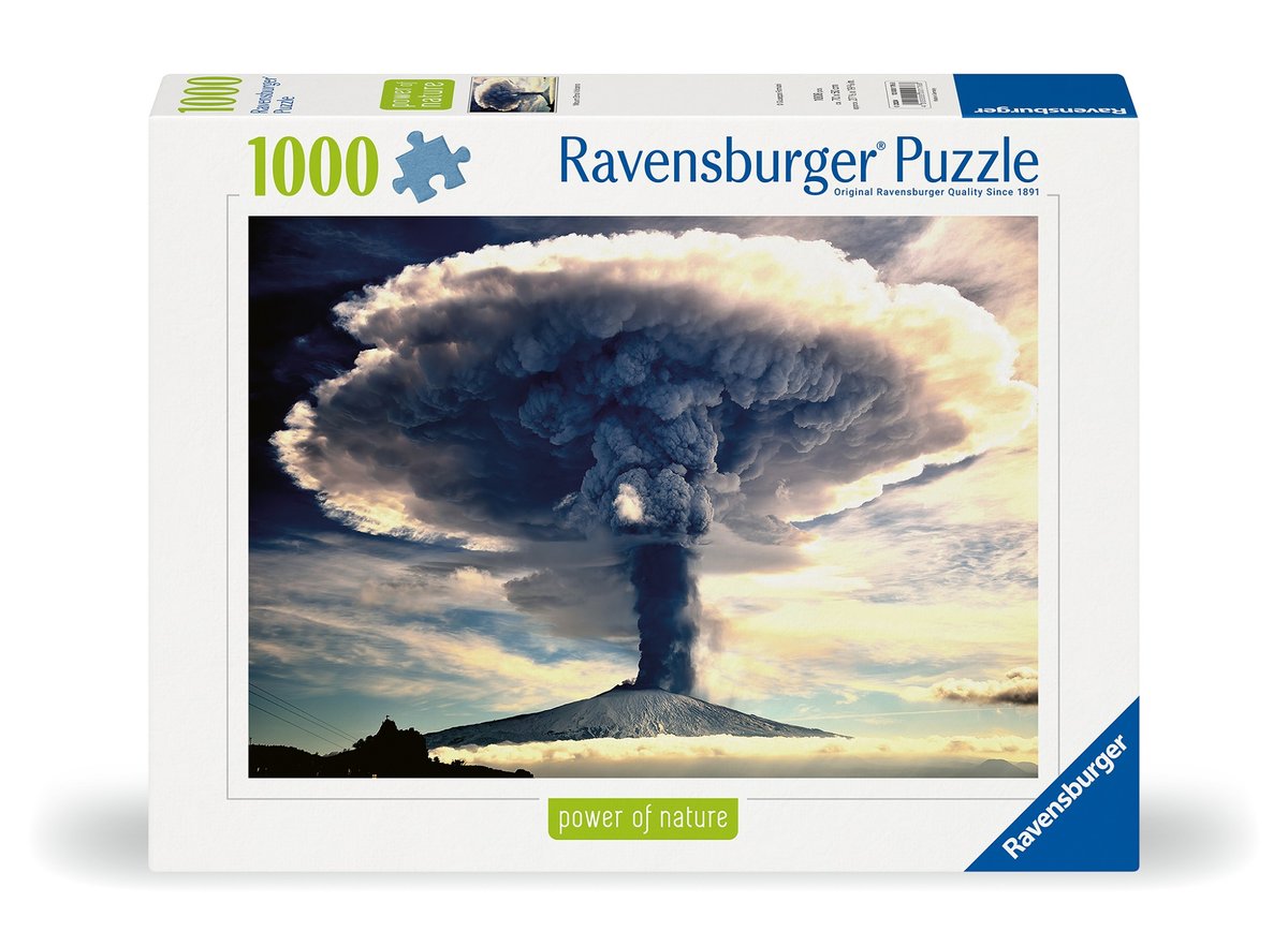 Puzzle 2D, Wulkan Etna, 1000 elementów - Ravensburger | Sklep EMPIK.COM