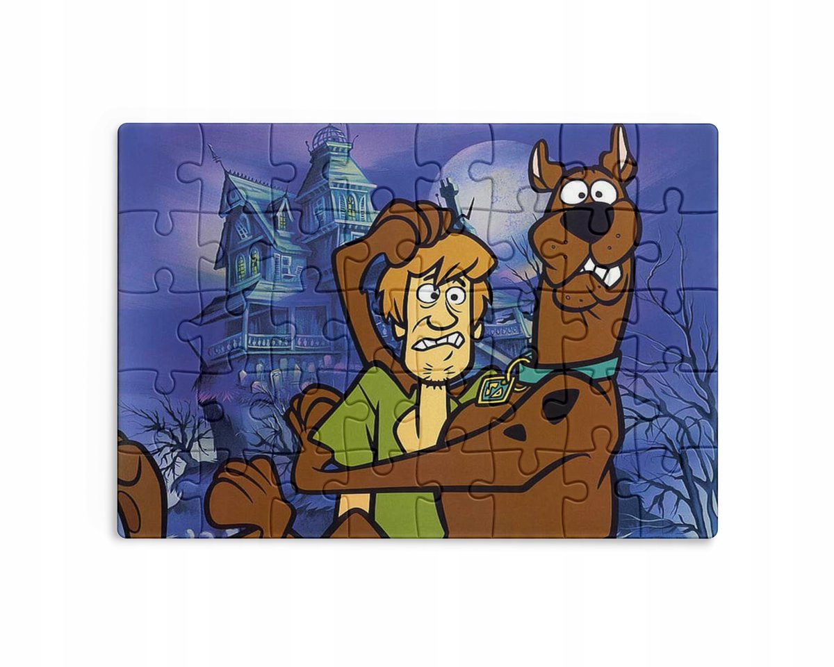 Puzzle 30/70/96/110 Elementów Sublimacja + Eko Pudełko Scooby Doo ...