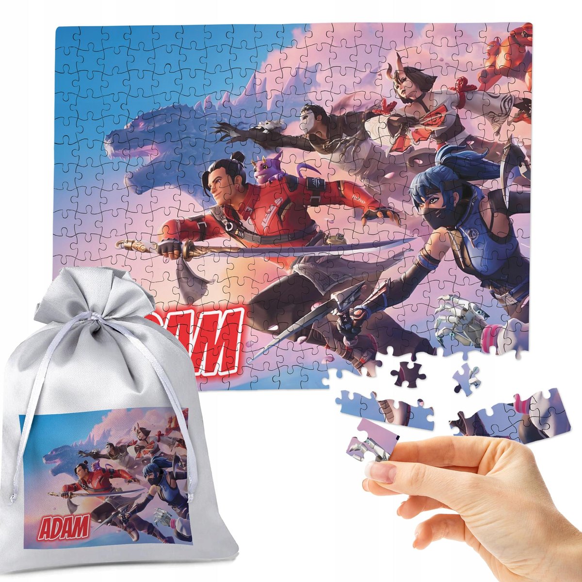 PUZZLE 300 el. FORTNITE EPIC GAME - IDEALNY PREZENT NA ŚWIĘTA CHOINKĘ ...