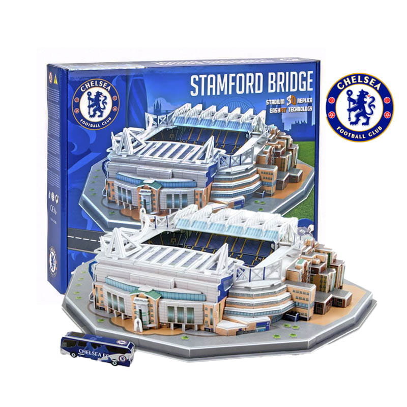 Puzzle 3D Stadion piłkarski Stamford Bridge Chelsea FC Habarri 171 ...