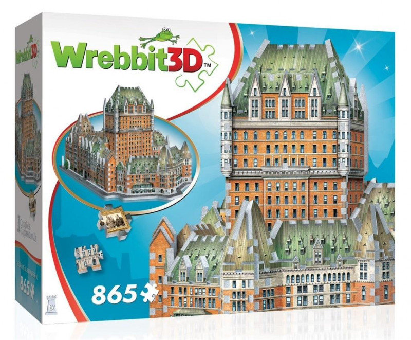 Puzzle 3D, Wrebbit, Le Château Frontenac, 865 el. - Wrebbit | Sklep ...